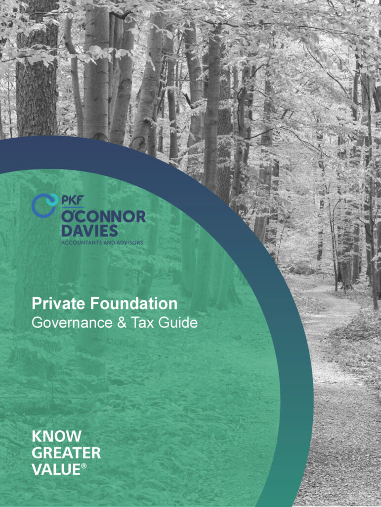 Private Foundation Governance & Tax Guide | PKF O'Connor Davies